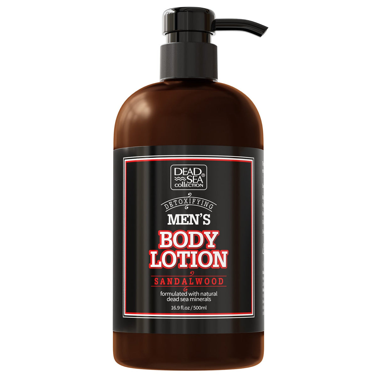 Dead Sea Collection Sandalwood Men’s Body Lotion – Maximum Hydration,